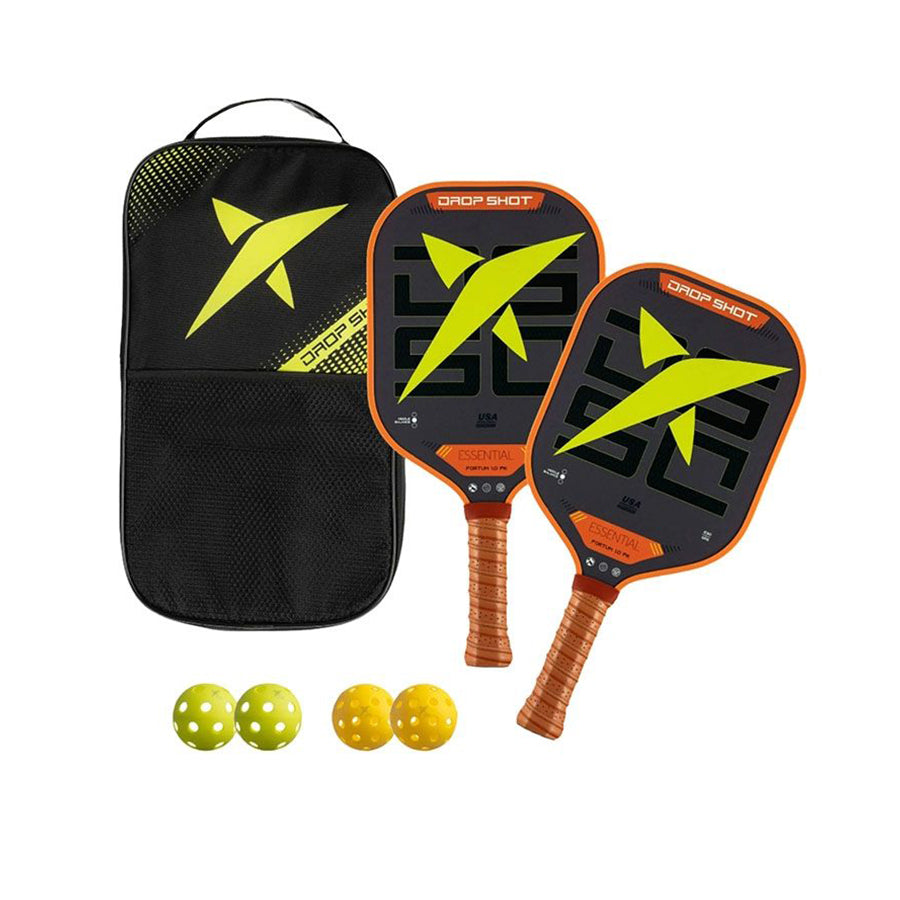 Dropshot Fortum 1.0 Pickleball Set 2 Padels + 4 Balls – Rackets.ie